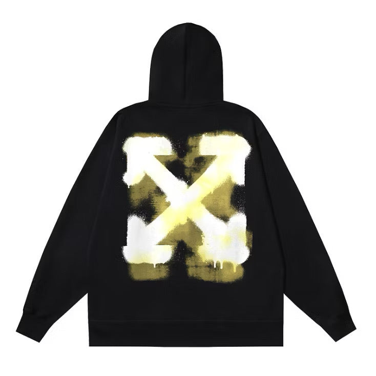 OFF-WHITE YELLOW SPRAY HOODIE – VICE